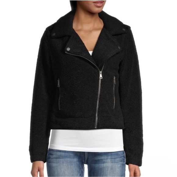 Max Studio | Jackets & Coats | Nwot Maxi Studio Soft Knit Moto Jacket ...